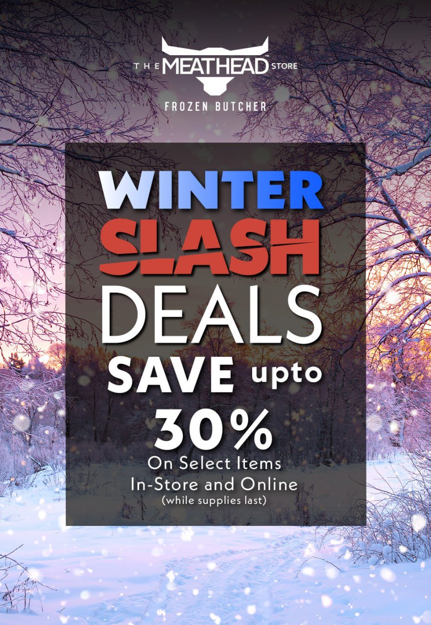 Winter Slash Deals - The Meathead Store