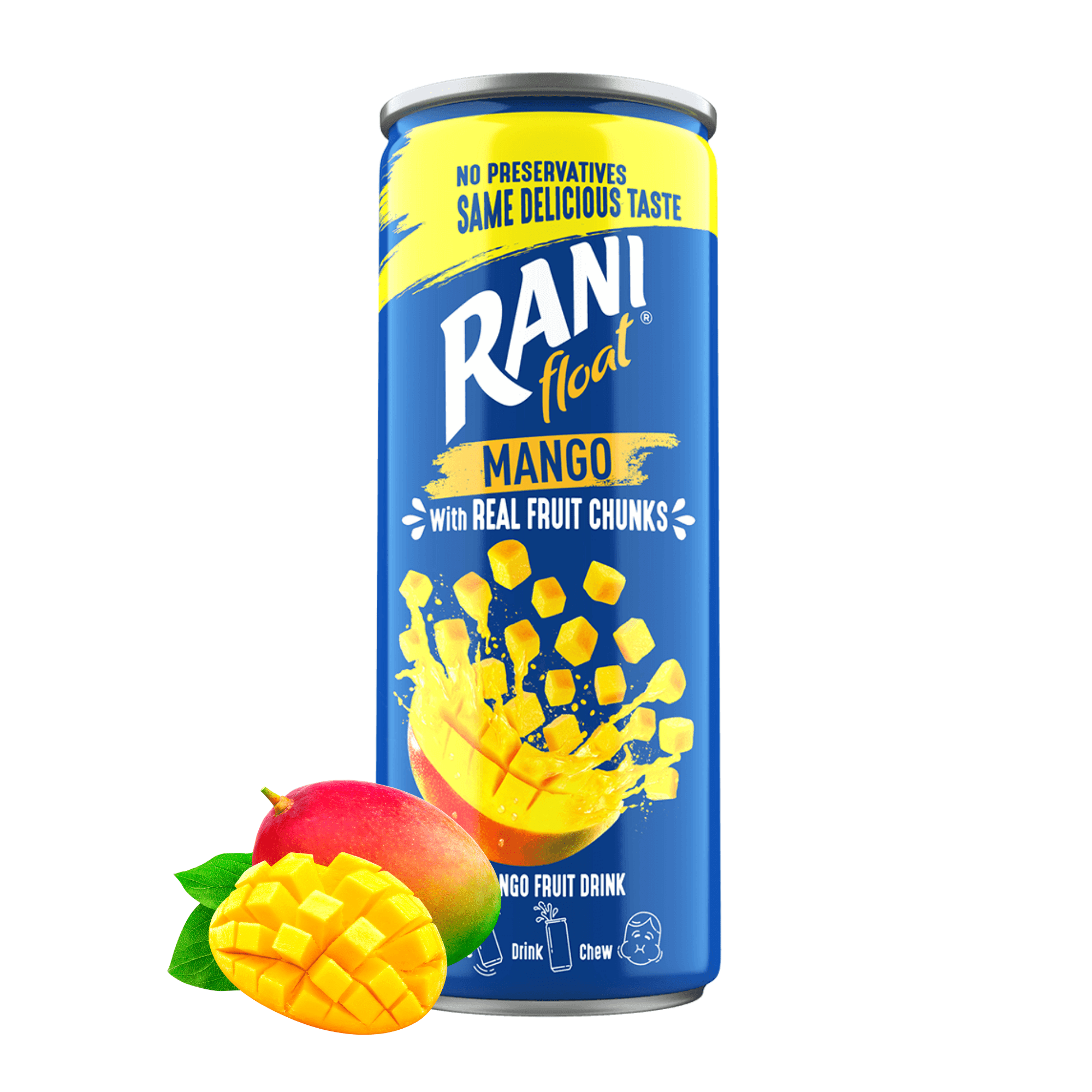 Rani Mango Float Fruit Drink 240 mL Can - The Meathead Store